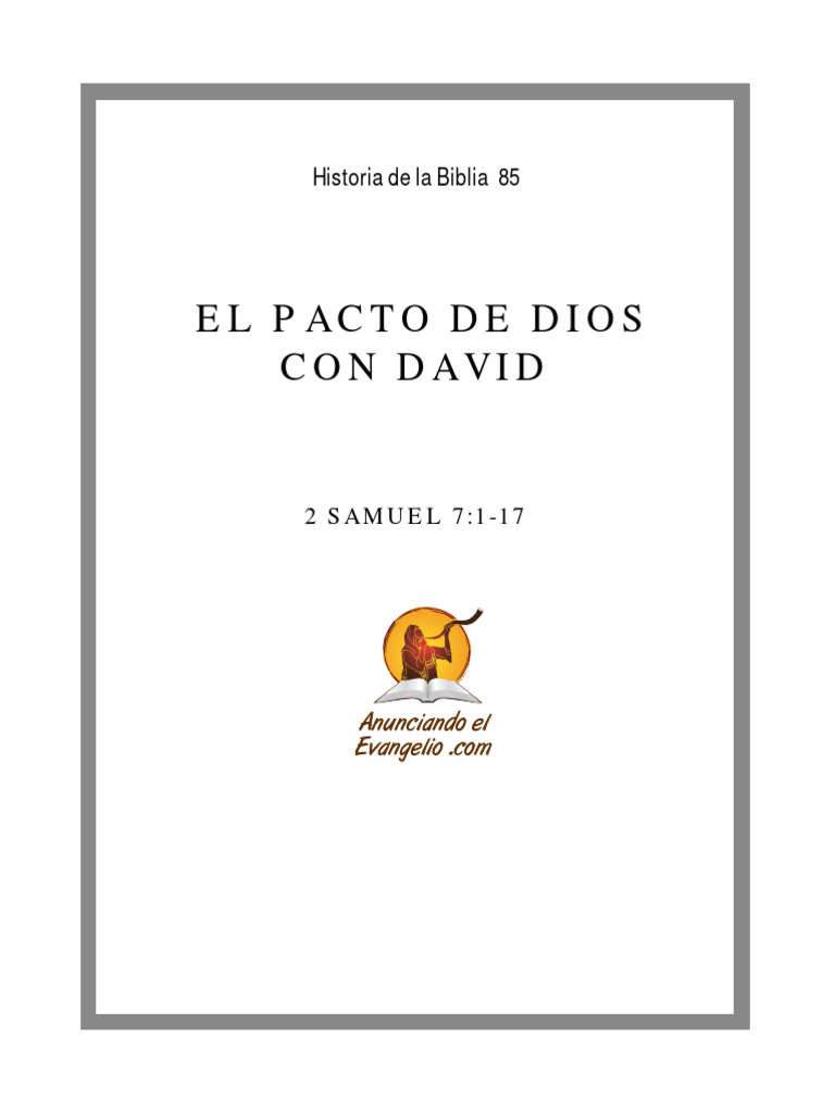 El Pacto de Dios con David | PDF | Libros de Samuel | David