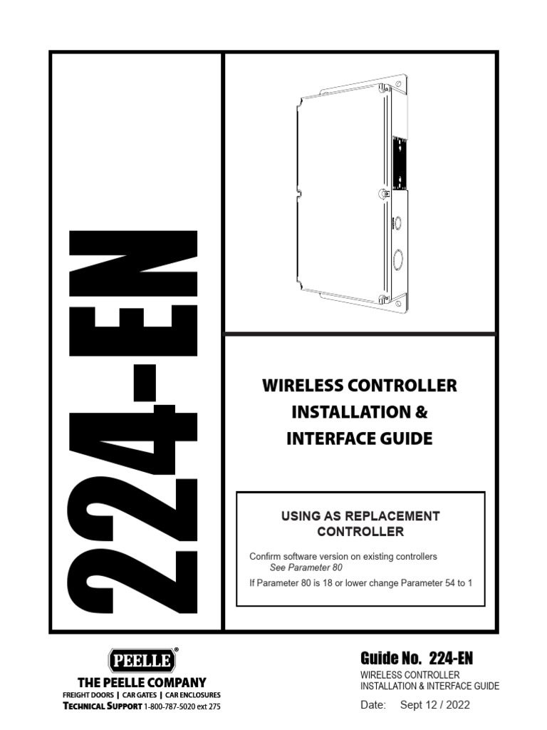 224 en Wireless Door Controller Guide English 1 | PDF | Elevator | Switch