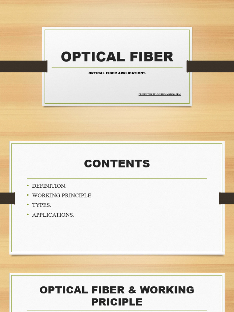 OPTICAL FIBER | PDF