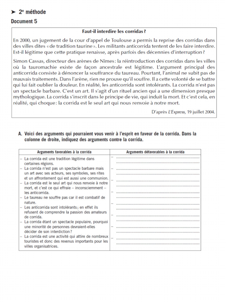 L'argumentation - 2. | PDF