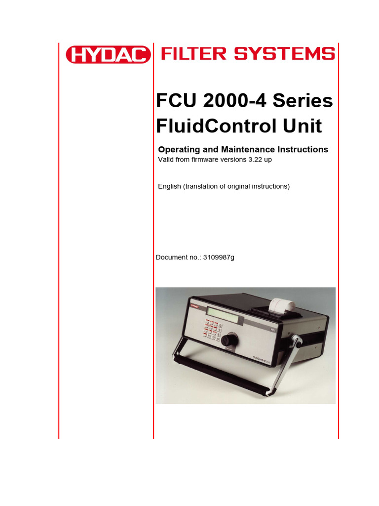 Fcu2000 4 | Download Free PDF | Flow Measurement | Safety