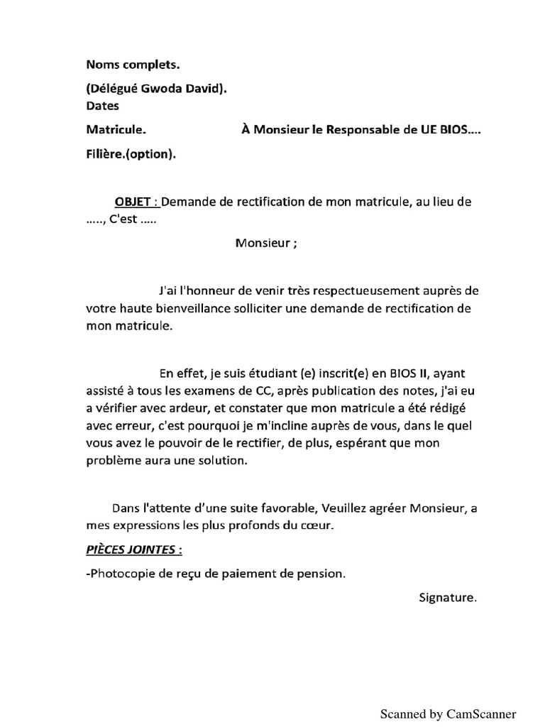 Exemple de Requête | PDF Exemple de Requête | PDF