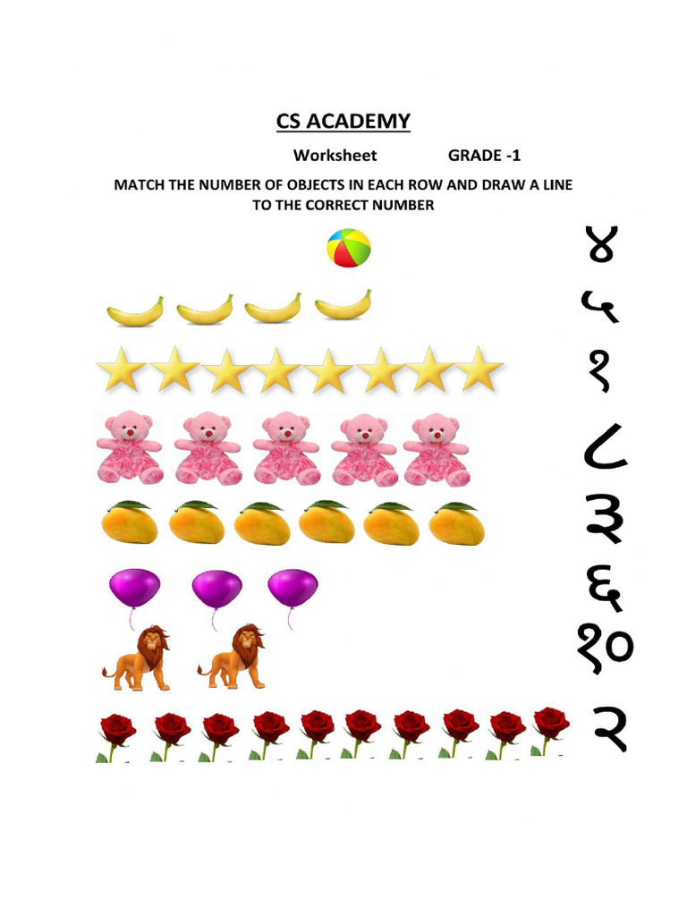 Hindi Counting Match | PDF