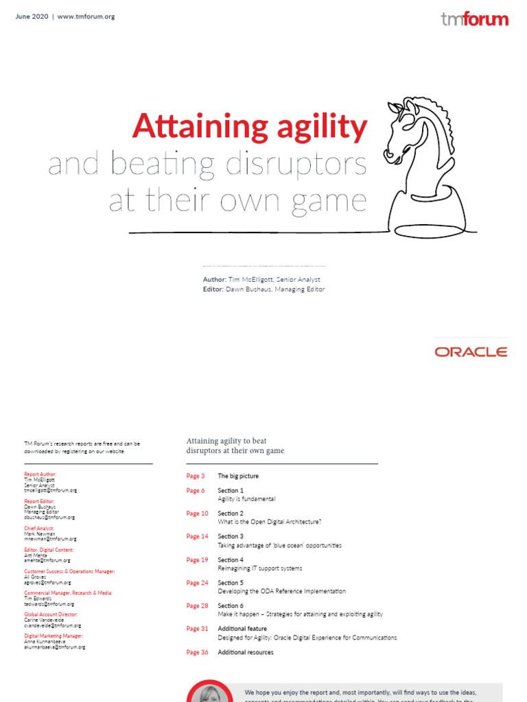 TM Forum Attaining Agility | PDF | Cloud Computing | Amazon Web Services