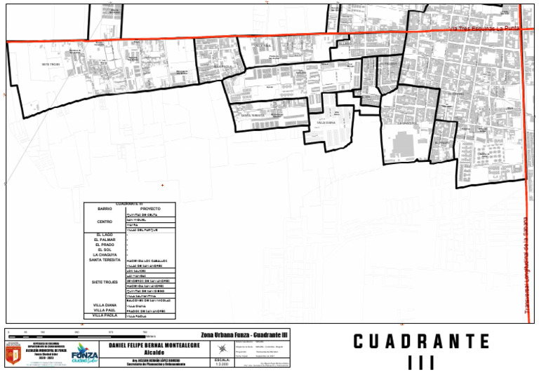 Zona Urbana Funza Cuadrante III | PDF