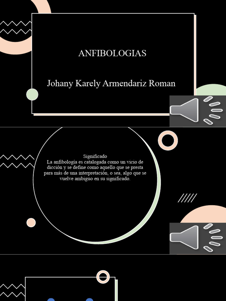 Definición y ejemplos de anfibología | PDF