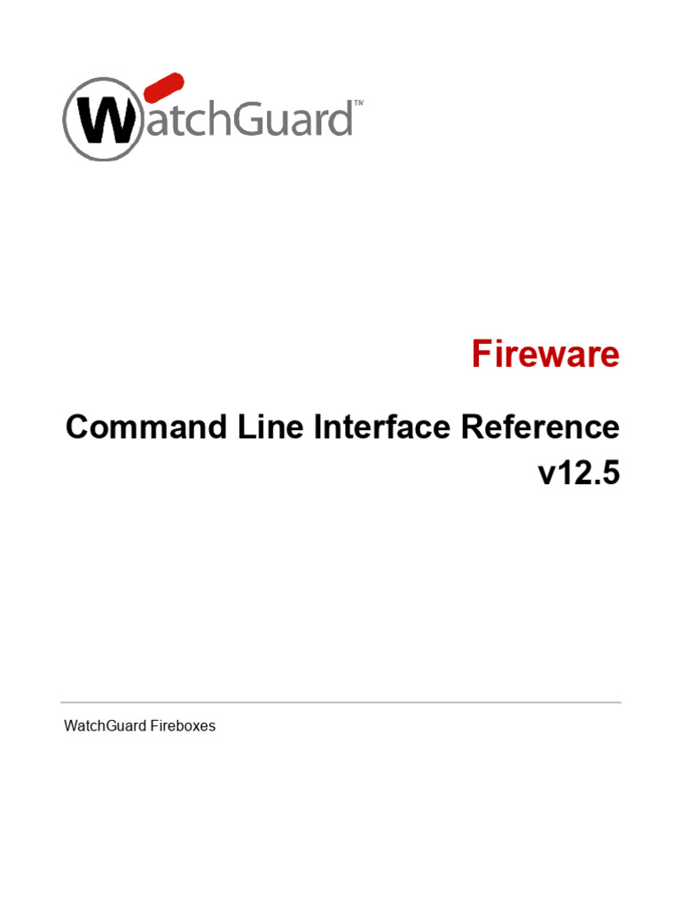 CLI Reference v12 5 | PDF | Command Line Interface | Bracket