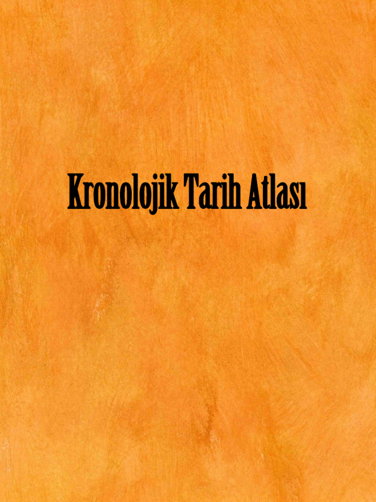 Kronolojik Tarih Atlasi | PDF