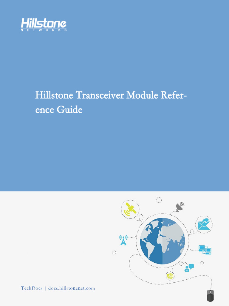 Hillstone Transceiver Module Reference Guide | PDF | Computer ...