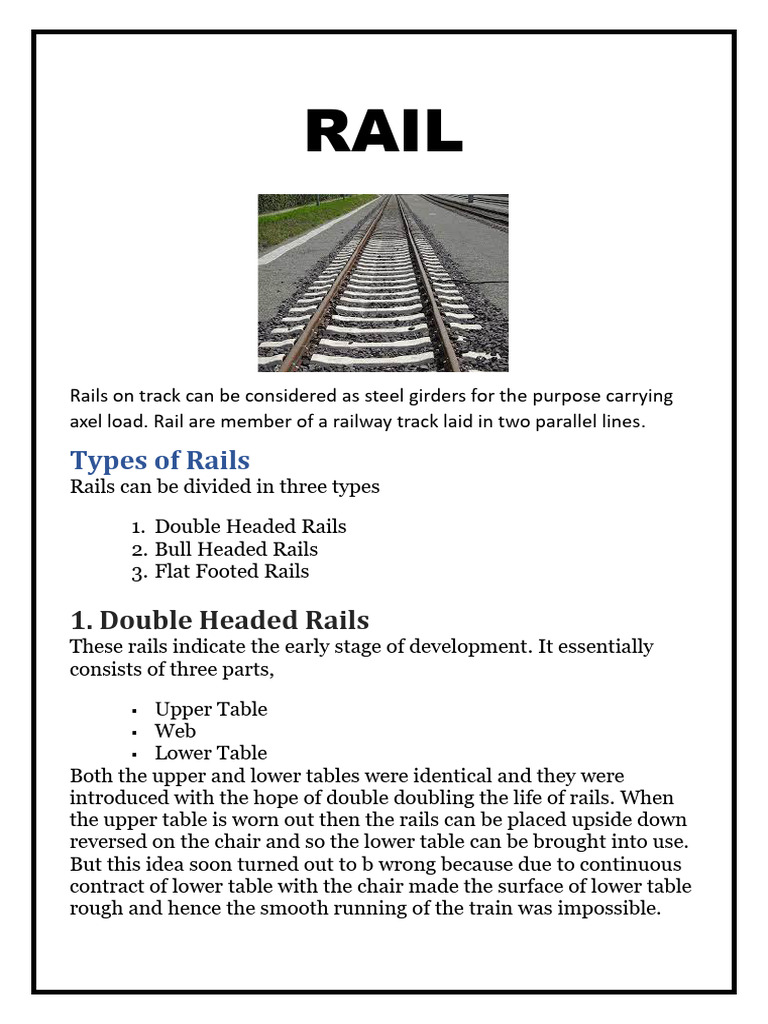 Rail | PDF | Rail Transport | Building Materials