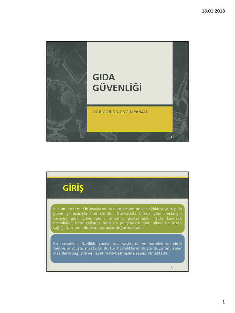 Gida Guvenligi | PDF