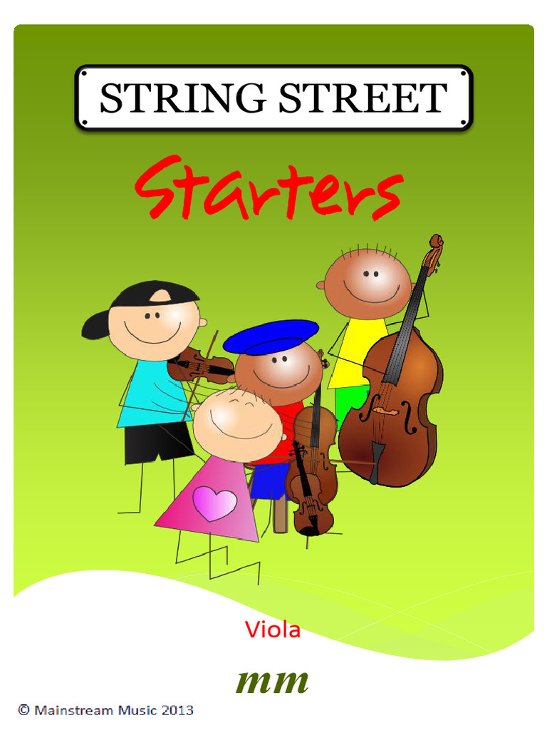 String Street Starters - Viola - Mainly4strings | PDF | Poetry