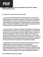 Chapitre 1 Cours Etude D Impact Sur L Environnement Eme | PDF | Environnement naturel | Étude d ...