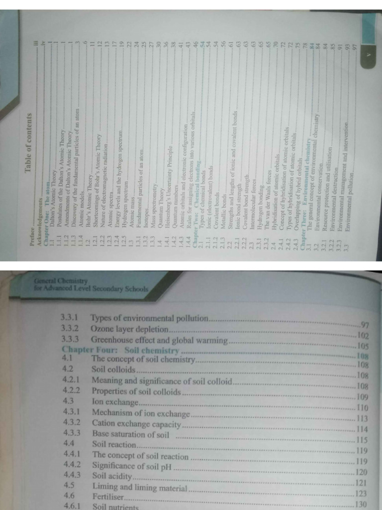 GENERAL CHEMISTRY Form 5 | PDF