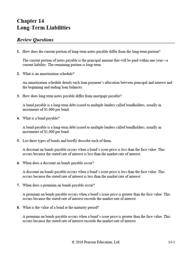 Chapter14 Solutions | PDF | Bonds (Finance) | Present Value