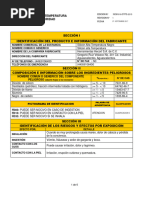 HDS - Linmex Gas, Cartucho de Gas Butano, Propano | PDF | Agua | Propano