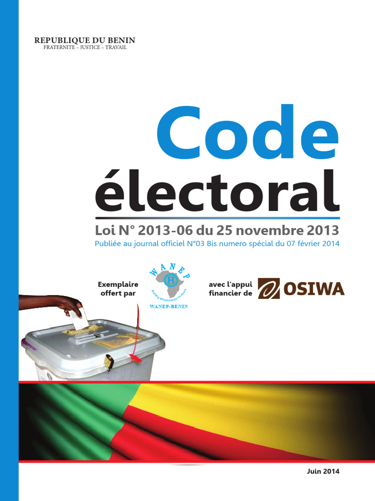 Code Electoral en RB | PDF