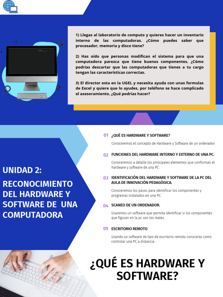 Modulo 2 - Hardware y Software | PDF | Hardware de la computadora | Red ...