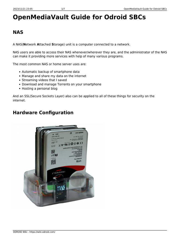 Openmediavault Guide For Odroid Sbcs | PDF | Operating System | Computer Network