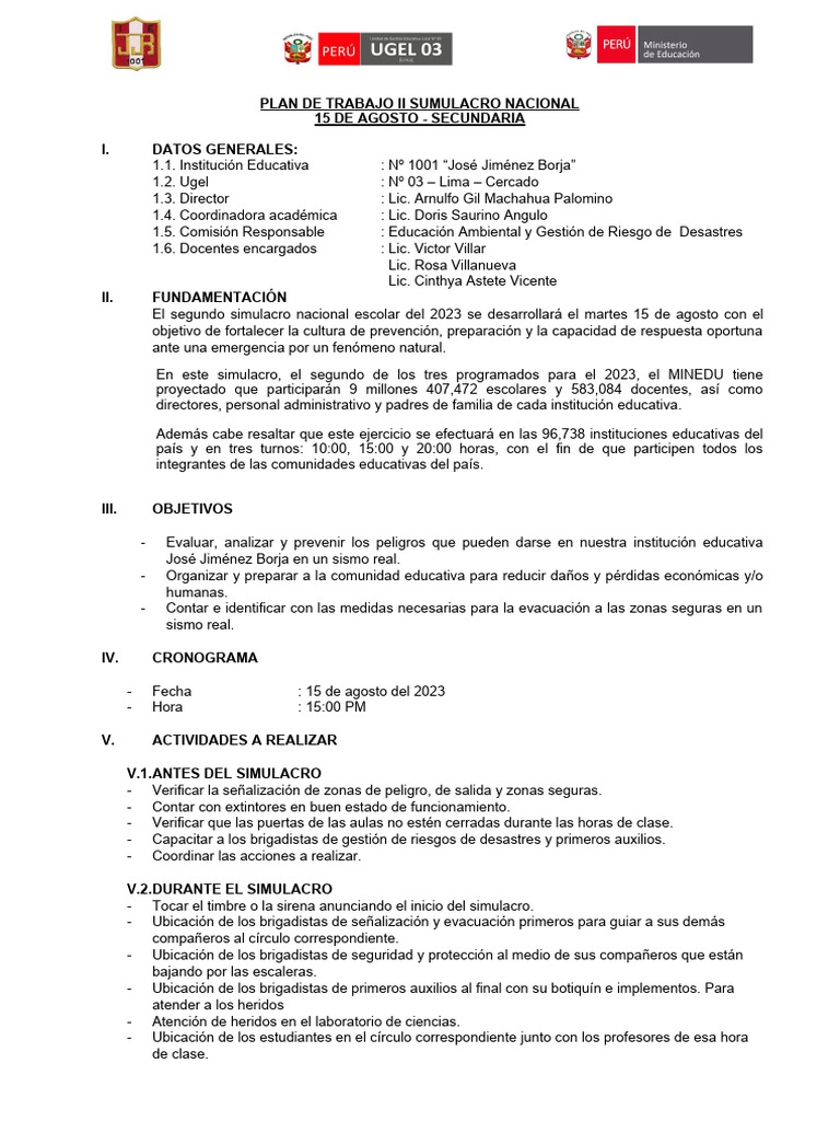 PT - Simulacro Ii | PDF