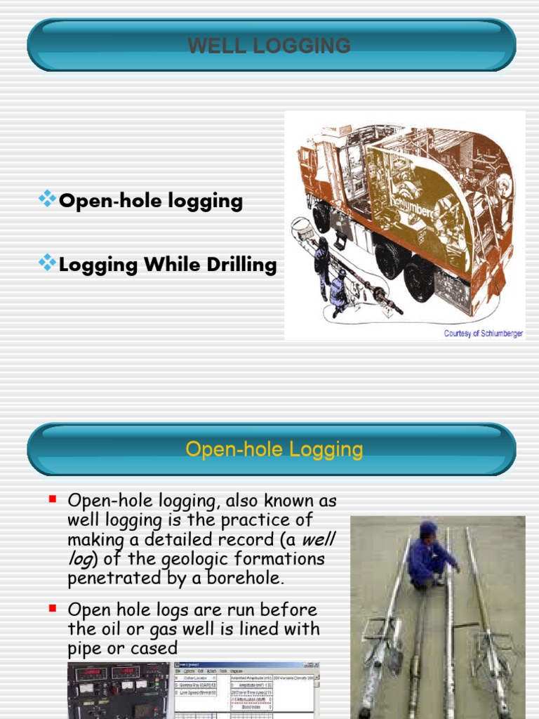 18 Open Hole Well Logging 4s r17 | PDF | Applied And Interdisciplinary ...
