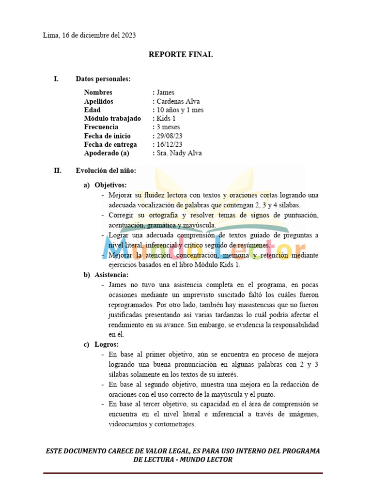 2do Reporte - James Cardenas | PDF | Lingüística | Comunicación humana