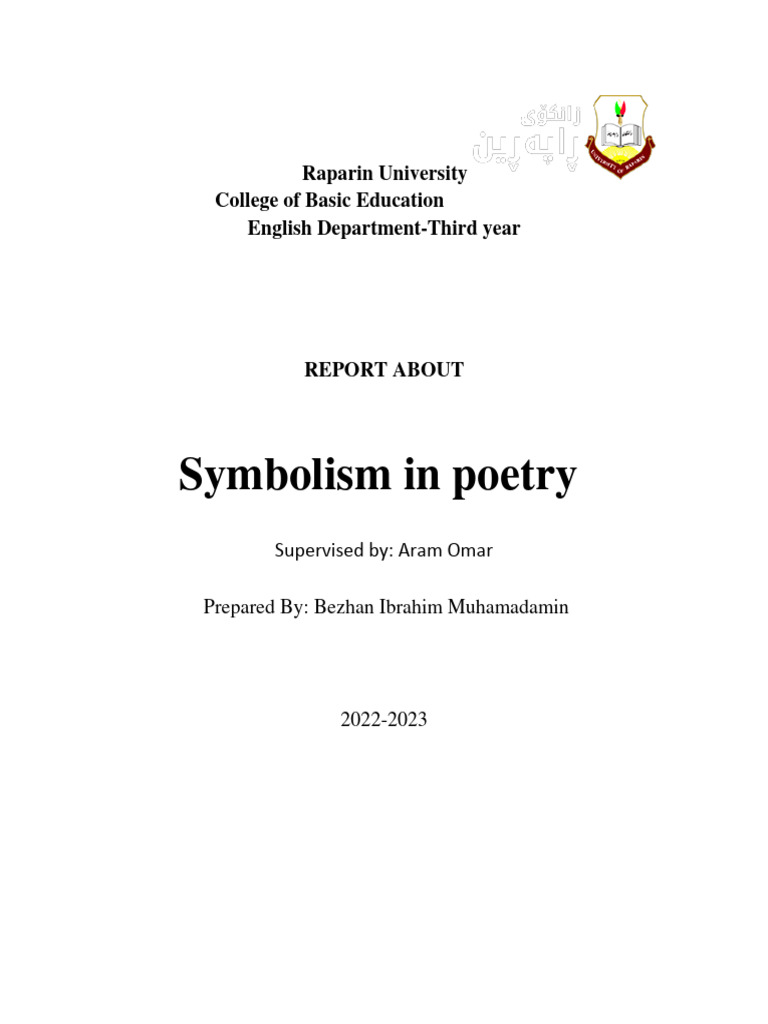 Symbolism Poetry 2 | PDF | Symbols | Poetry