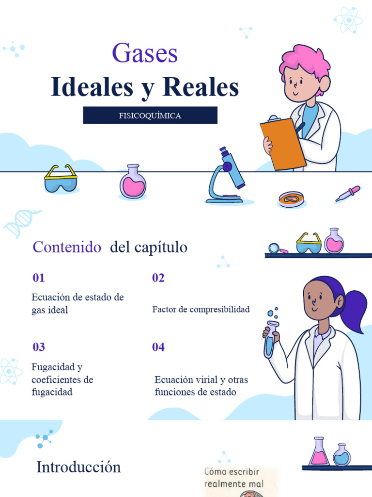 Gases Ideales y Reales | PDF | Gases | Presión