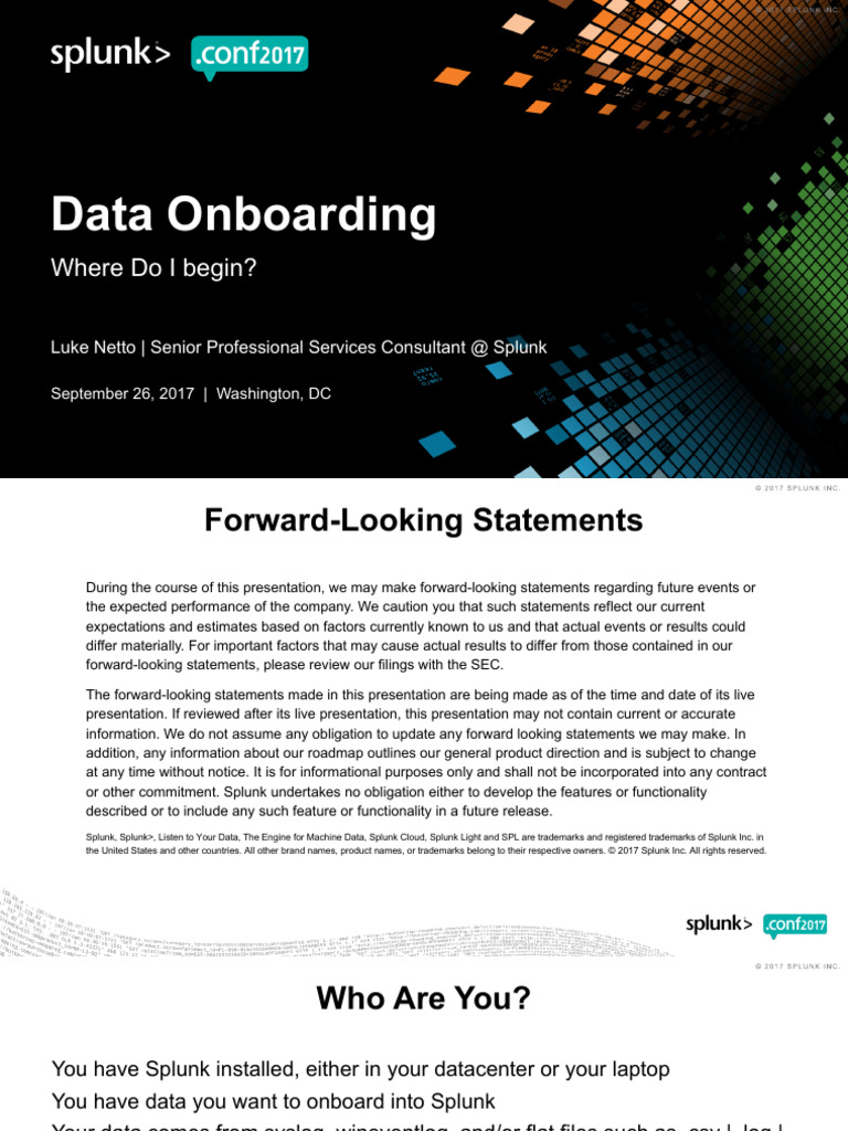 Data Onboarding From Scratch | PDF | Computer Network | Json