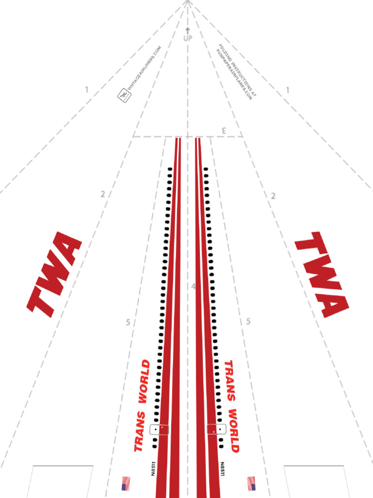 Paper airplane-TWA | PDF
