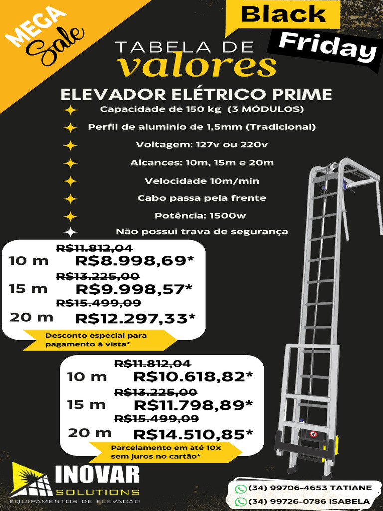Catálogo Elevadores Elétricos-1 | PDF