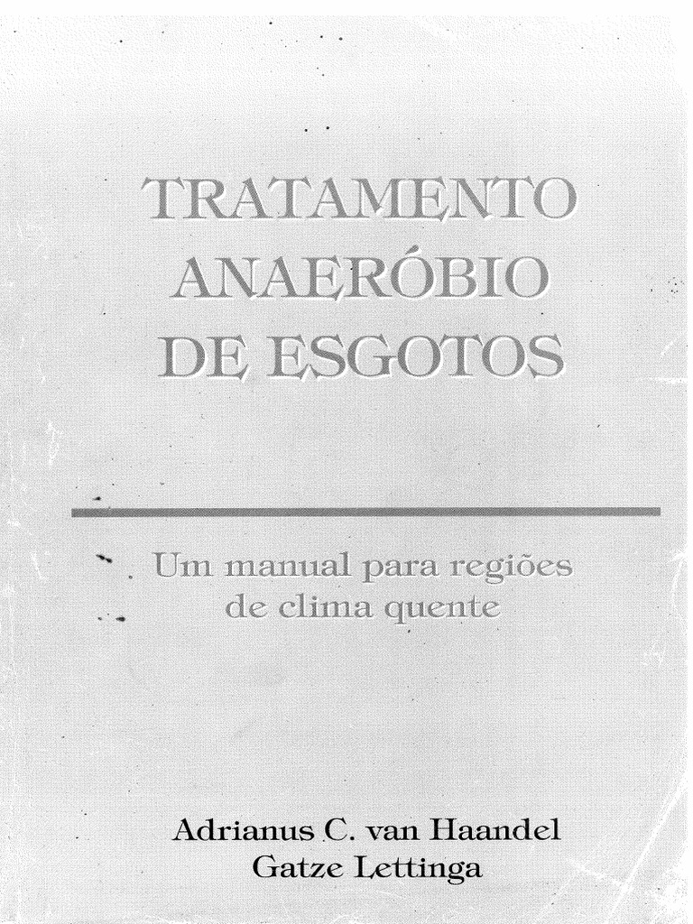 VAN HAANDEL - Tratametno Anaeróbio de Esgotos | PDF