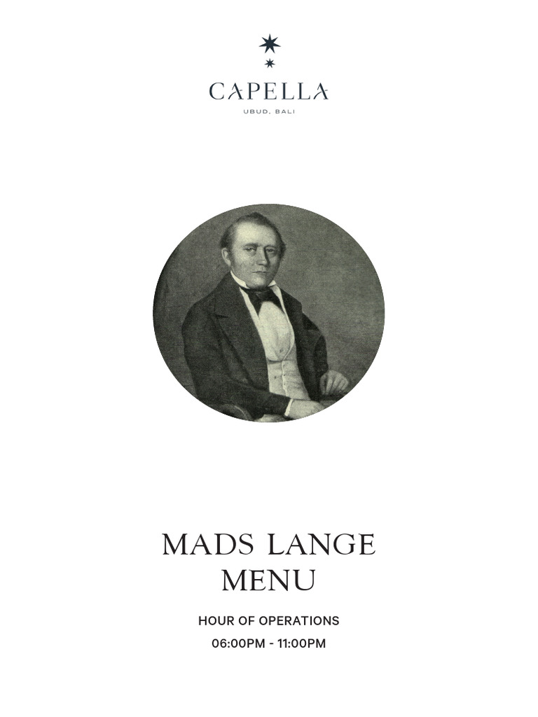Mads Lange Dinner Menu 21 July 2023 | PDF | Indonesian Cuisine | Foods