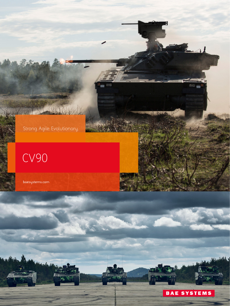 P178798 DIGITAL CV90 Broschyr 2021 | PDF | Vehicles | Military Science