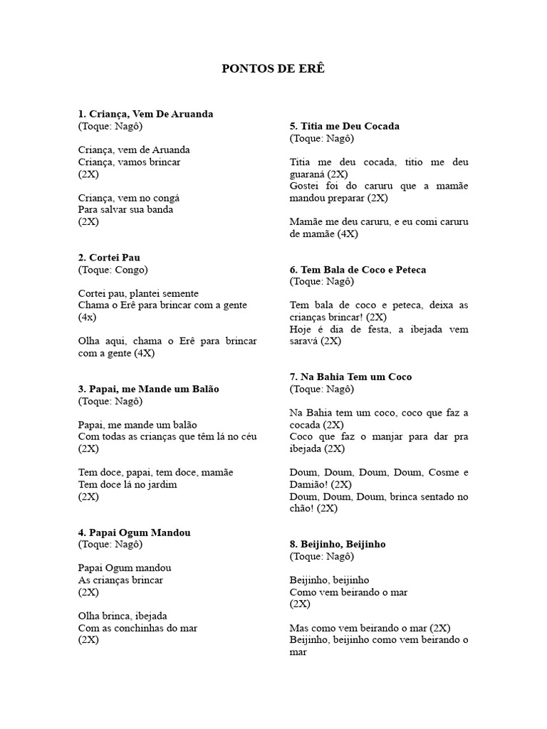 Pontos de Erê | PDF