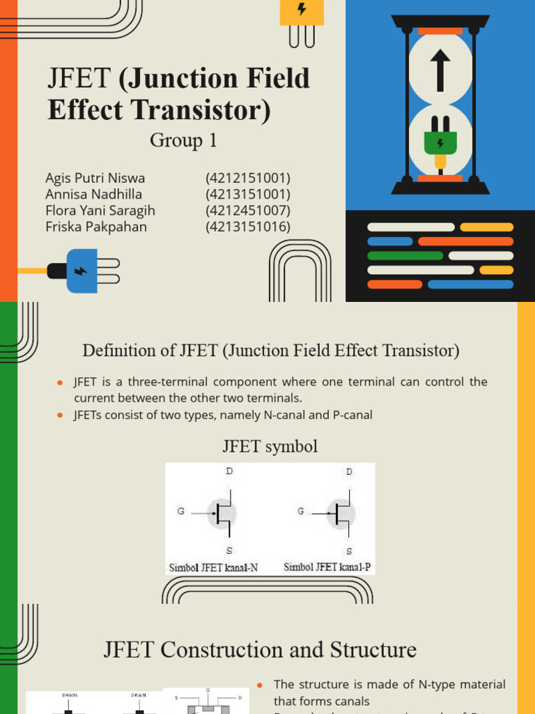 Group 1 - JFET - NSESP 2021 | PDF | Field Effect Transistor ...
