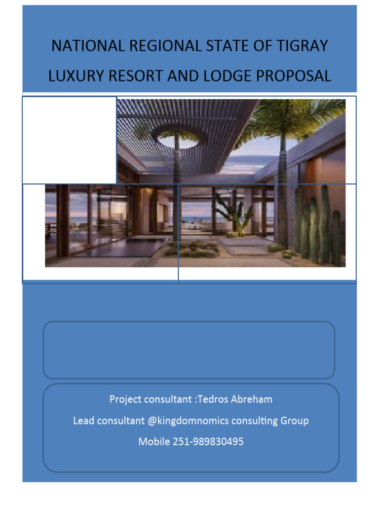 GHREALTA Luxury Resort and Lodge Proposal | PDF | Tourism | Gross Value ...
