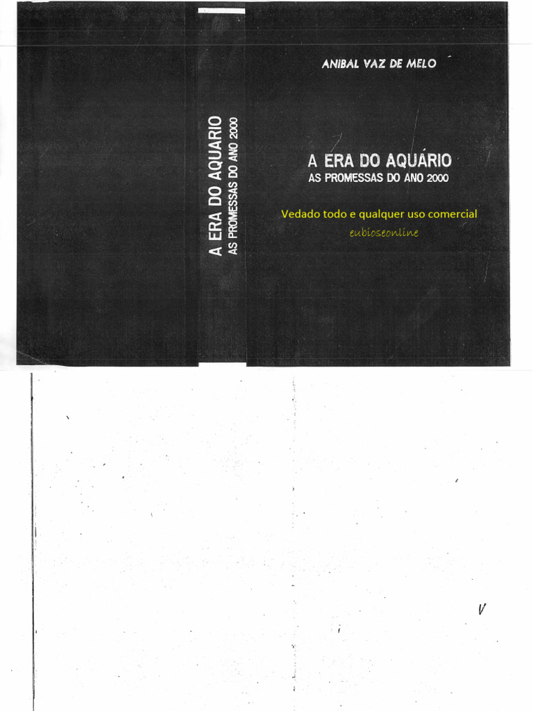 Era Do Aquario, A (1943) - Anibal Vaz de Melo | PDF