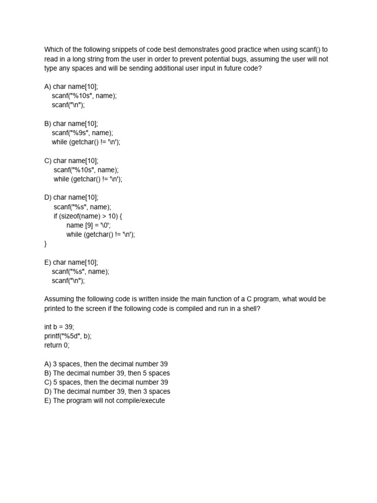 Midterm 1 2401 Pdf Pointer Computer Programming Parameter Computer Programming