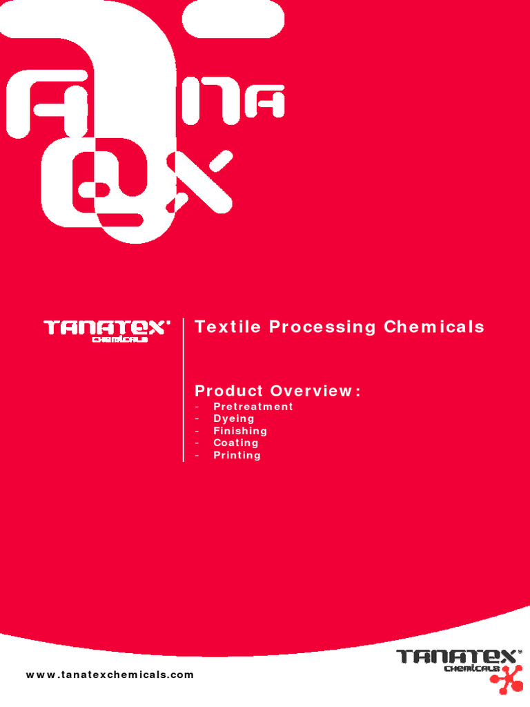 Textile Processing Chemicals | PDF | Calcium | Dyeing