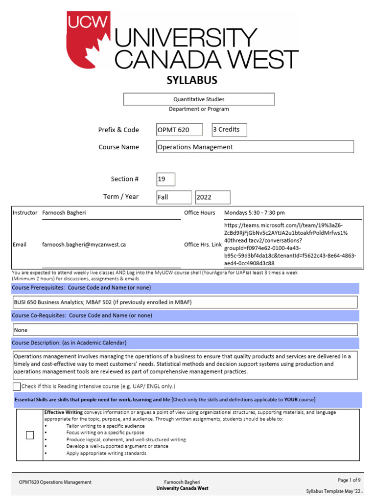Opmt 620 | Download Free PDF | Critical Thinking | Communication