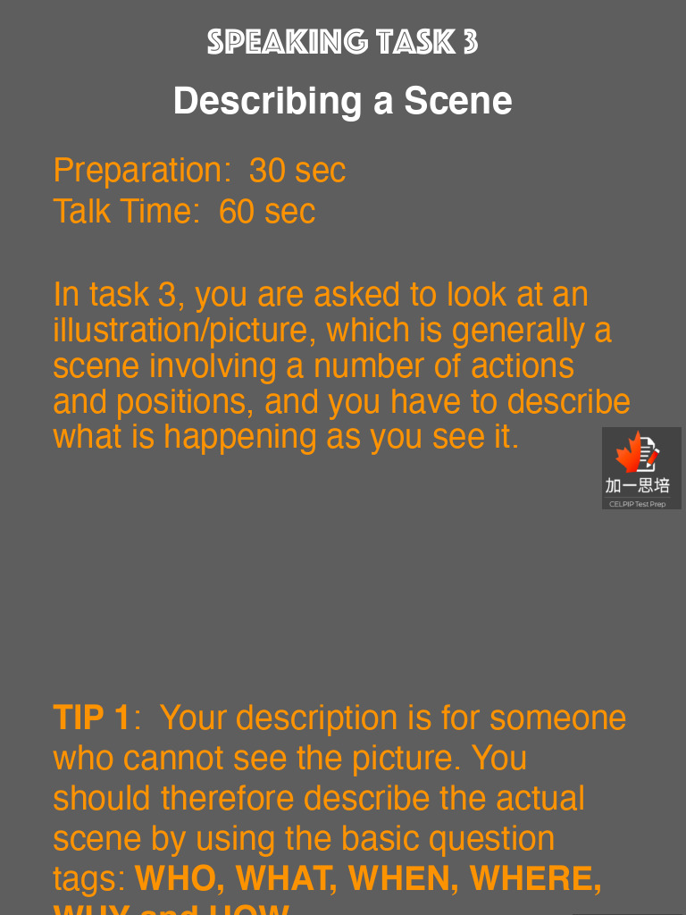 Speaking Task 3 B (12.11 PM) | PDF | Language Arts & Discipline ...