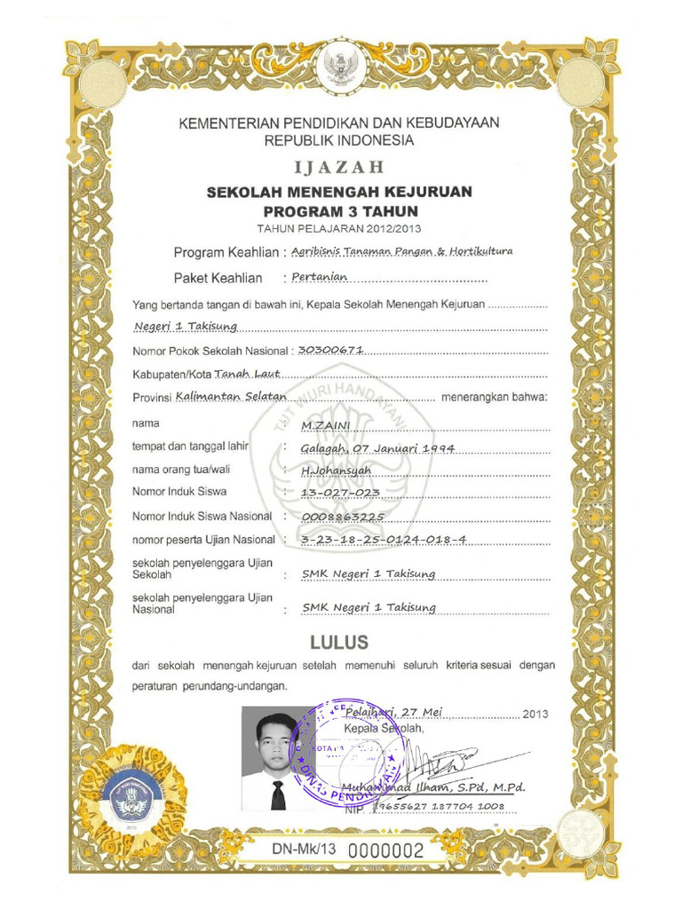 SMK M ZAINAI OK JOS BANGETT-digabungkan | PDF