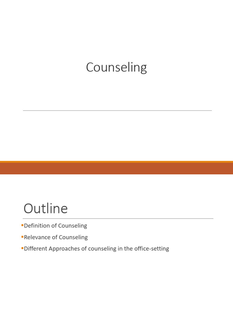 Counseling | PDF | Psychotherapy | Motivation