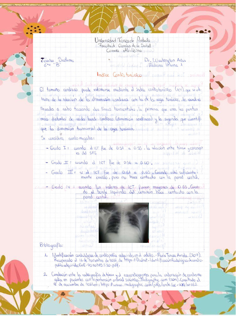 Grados de Cardiomegalia | PDF