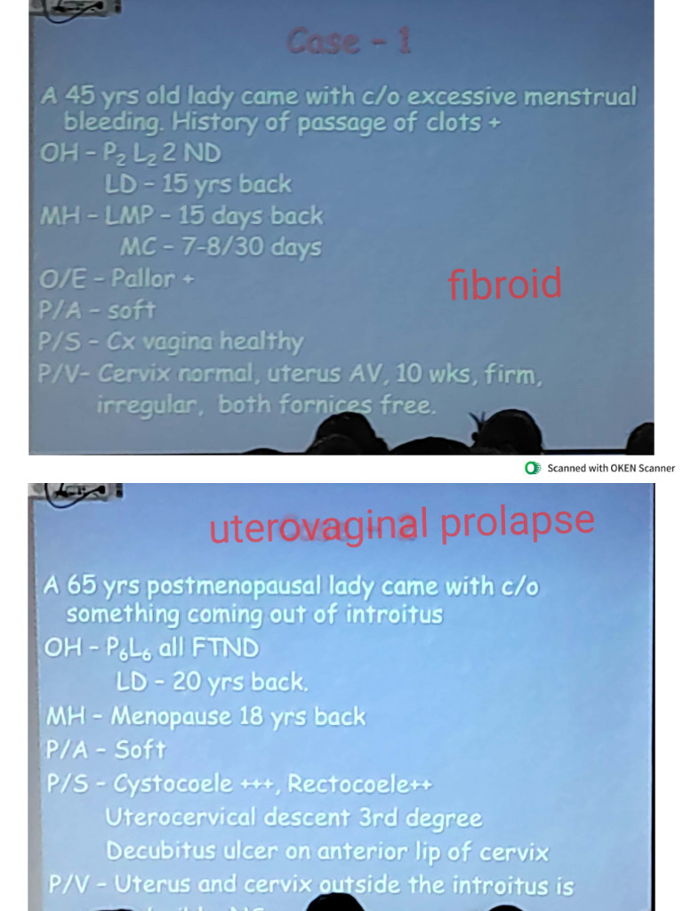 Gynae Short Cases | PDF
