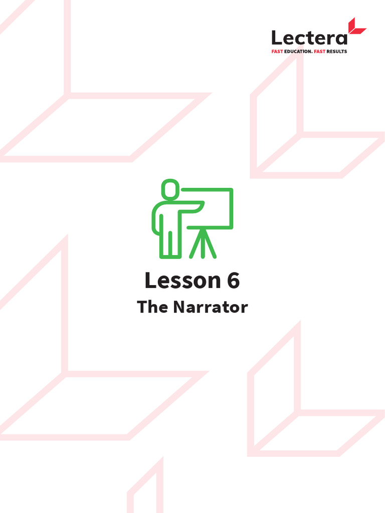 0011 - Lesson 6. The Narrator | PDF | Brand | Narration