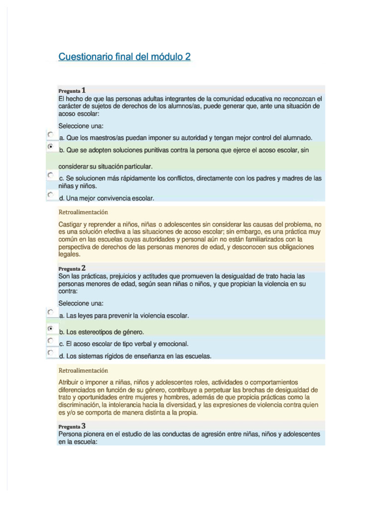 PDF Cuestionario Final Del Modulo 2 Compress | PDF