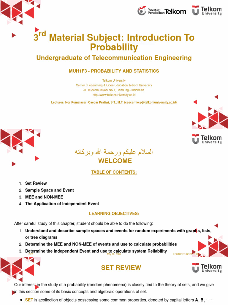 MATERIAL03 | Download Free PDF | Probability | Mathematics