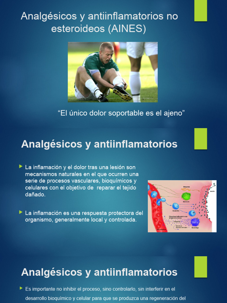 7 Analgésicos y Antiinflamatorios No Esteroideos (AINES) | PDF ...